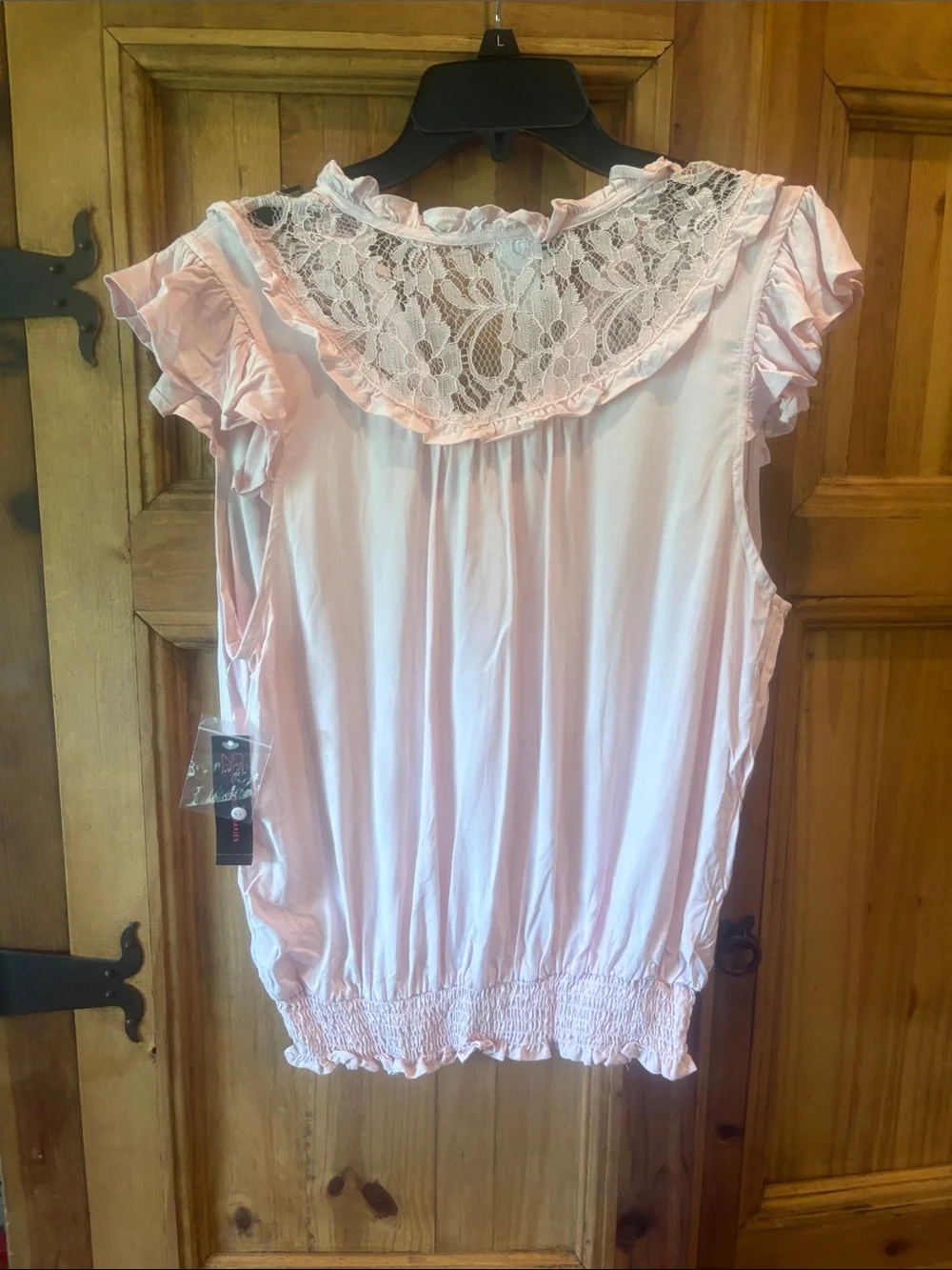 No Boundaries | Tops | No Boundaries Light Pink Lace Overlay Top | Poshmark